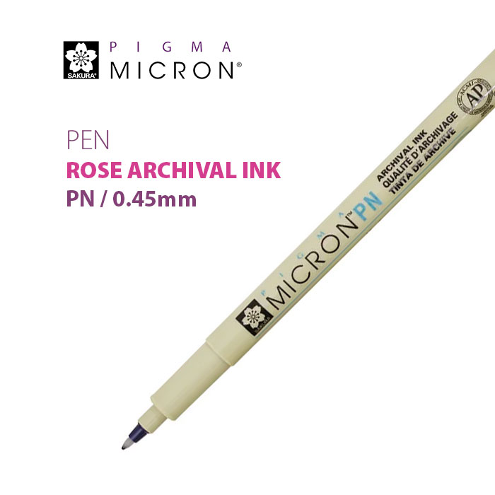 Pigma Microne Drawing Pen - Rose - PN - 0.45mm